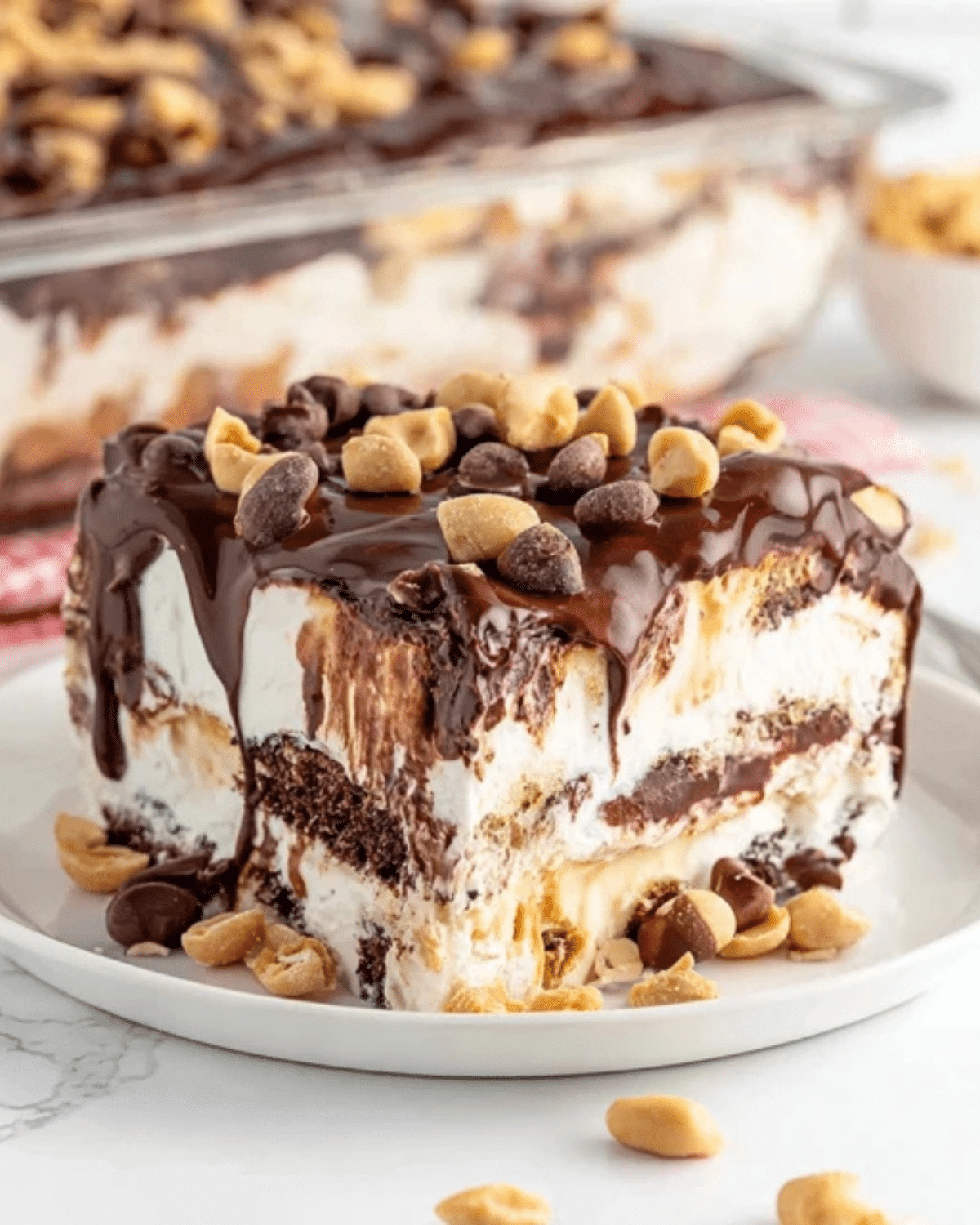 Buster Bar Ice Cream Cake – The Best No-Bake Party Dessert