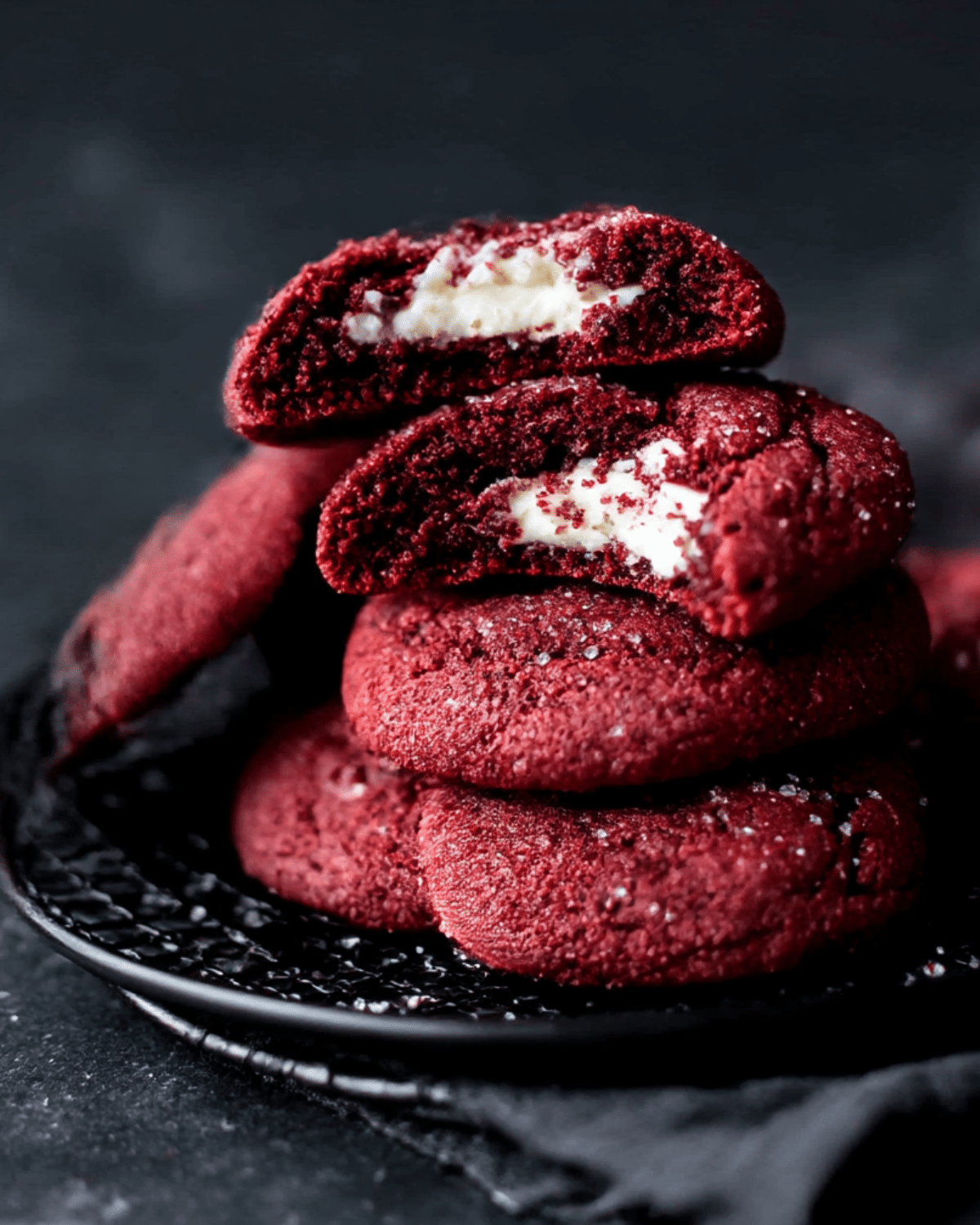 Red Velvet Cream Cheese Cookies – The Best Gooey Treats